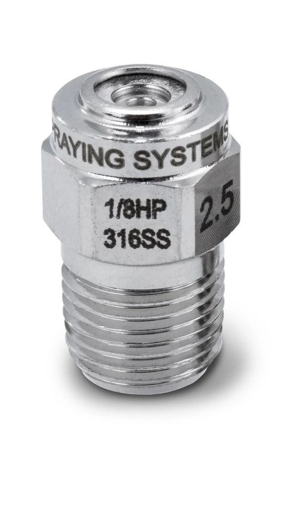 HP Nozzle, Single-orifice, HP FogJet® Nozzle, 316LStainlessSteel, 1/8HP ...