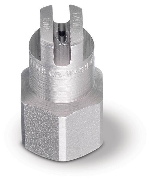 WashJet® Nozzle, Hardened Stainless Steel, B1/4WEG-6504 | Spraying ...