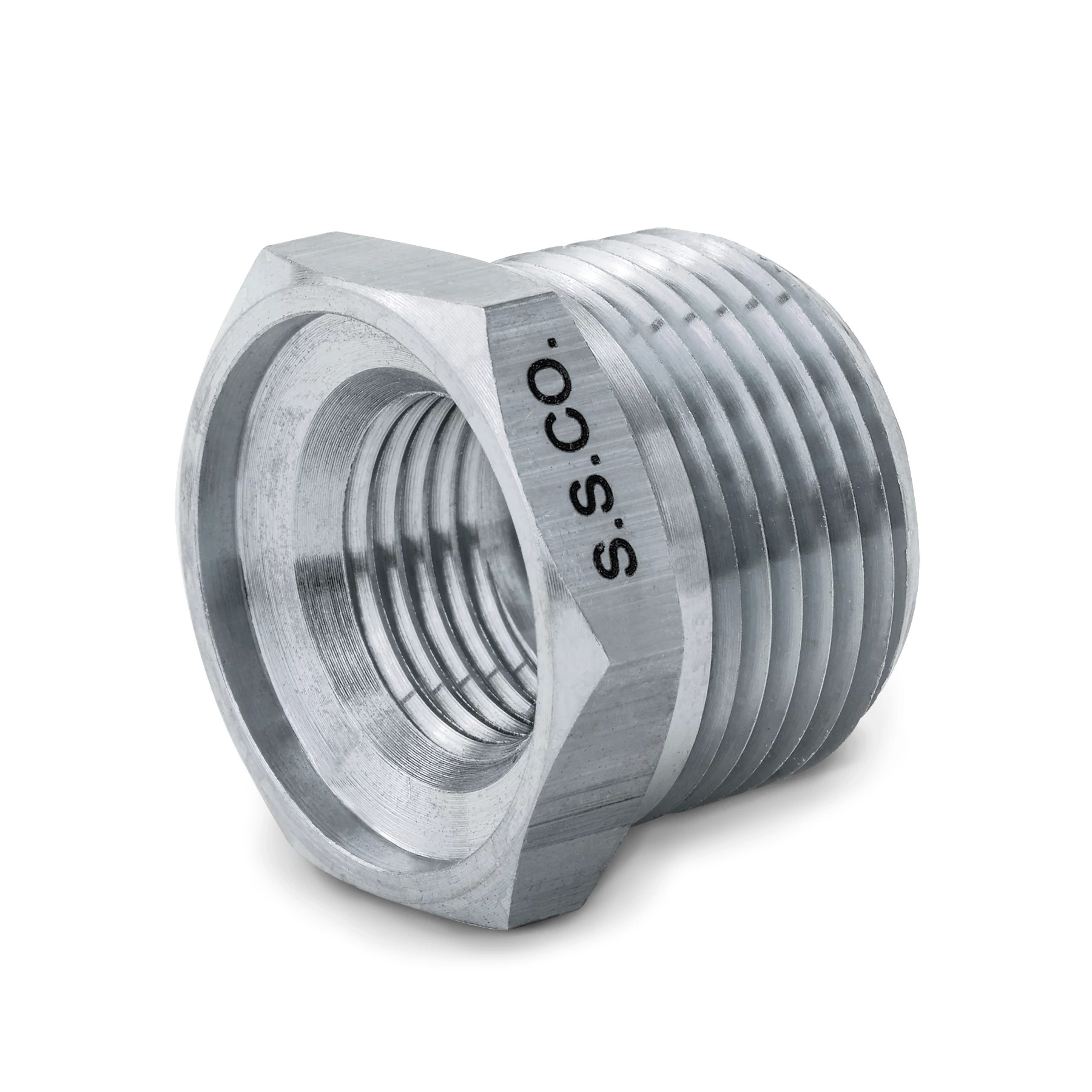 UniJet® Nozzle Wall Mounting Adapter, 303 Stainless Steel, B4865-316SS ...