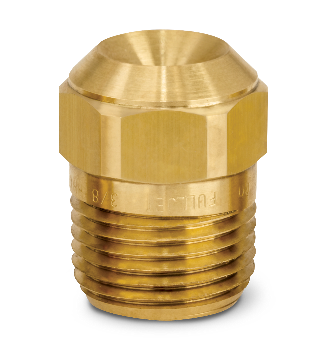 HX FullJet® Staked-Vane Full Cone Nozzle, Brass, B3/8HHX-6022 ...
