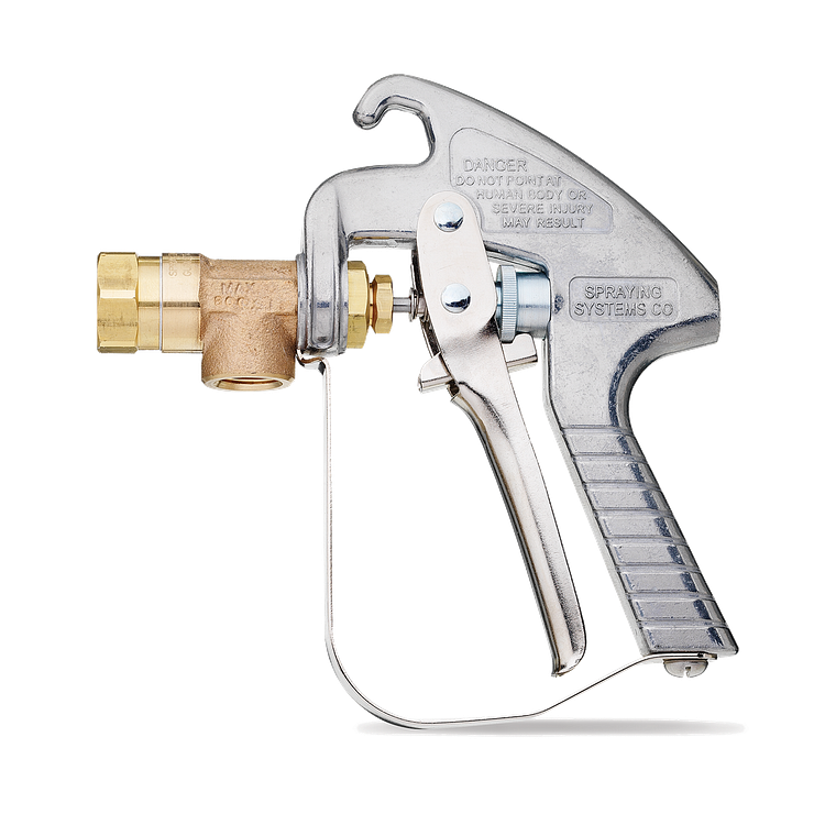 GunJet® Spray Gun, Aluminium, AAB43HC-1/2-AL | Spraying Systems Co.