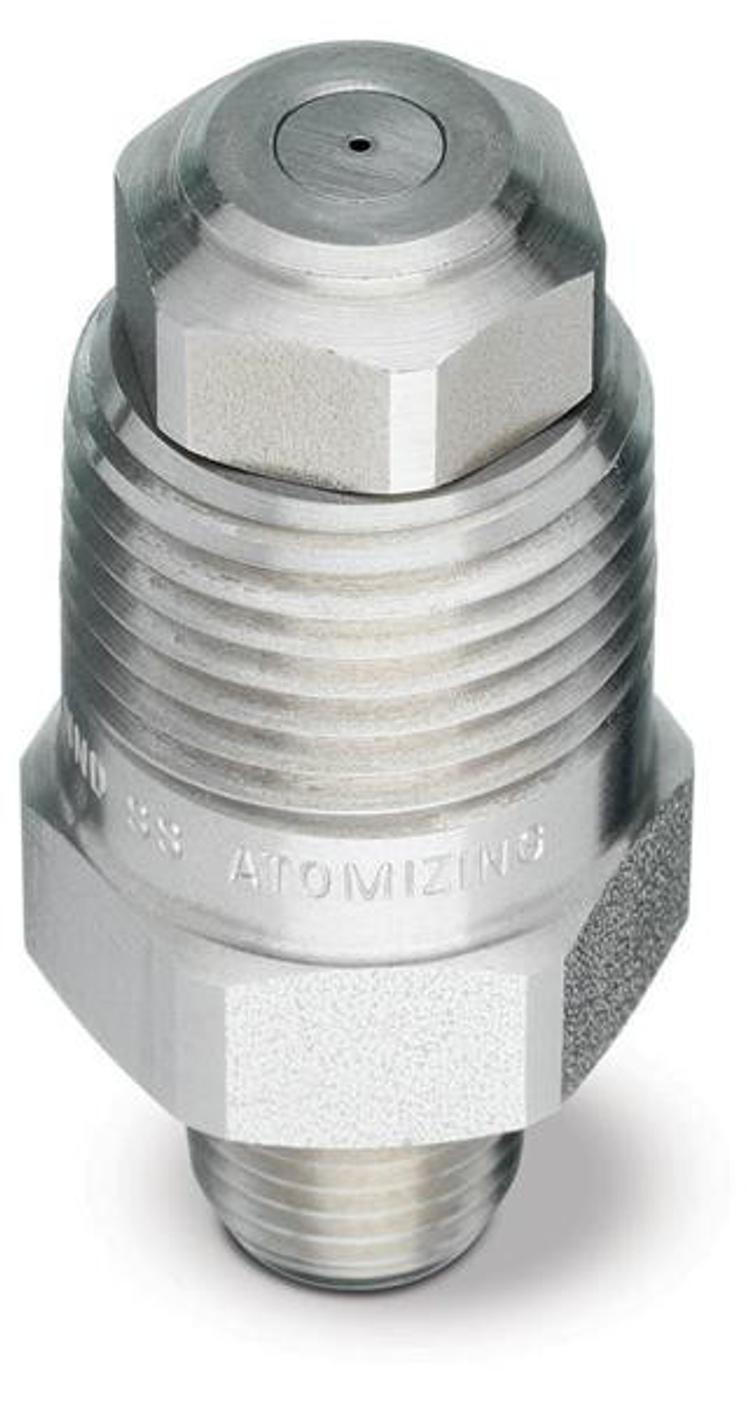 Wall-Mount Hydraulic Atomizing Nozzle, 303 Stainless Steel with Strainer, 1/4LNND-SS12 ...