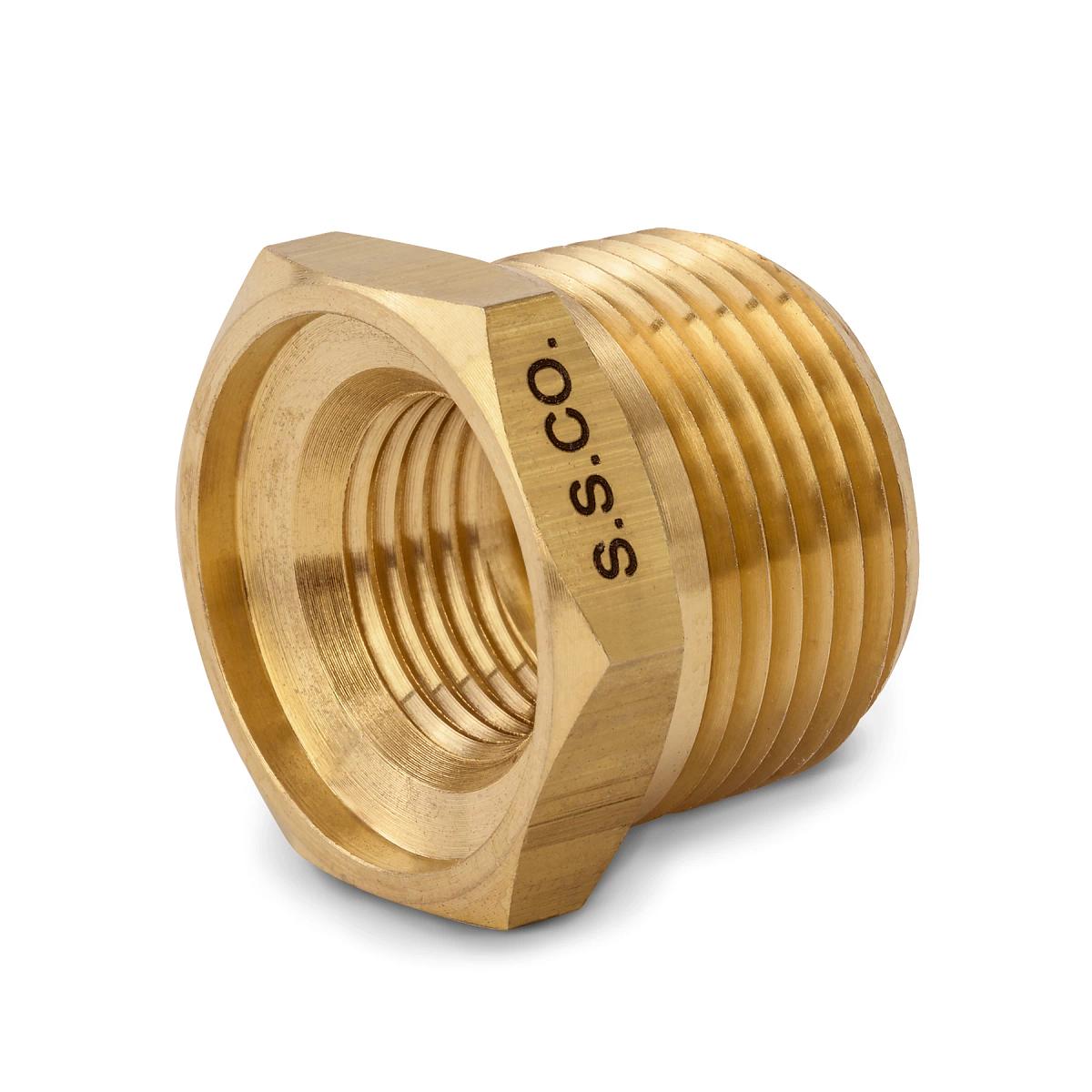 UniJet® Nozzle Wall Mounting Adapter, Brass, B4865 | Spraying Systems Co.