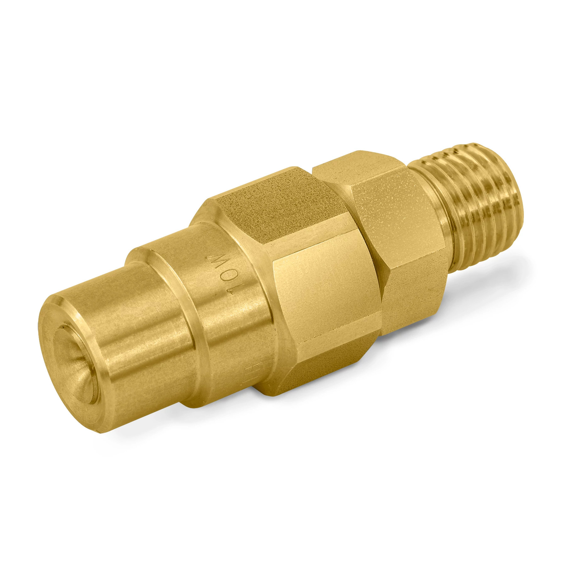 Wide-Angle UniJet® Nozzle, Brass, B3/8TT+TH-20W | Spraying Systems Co.