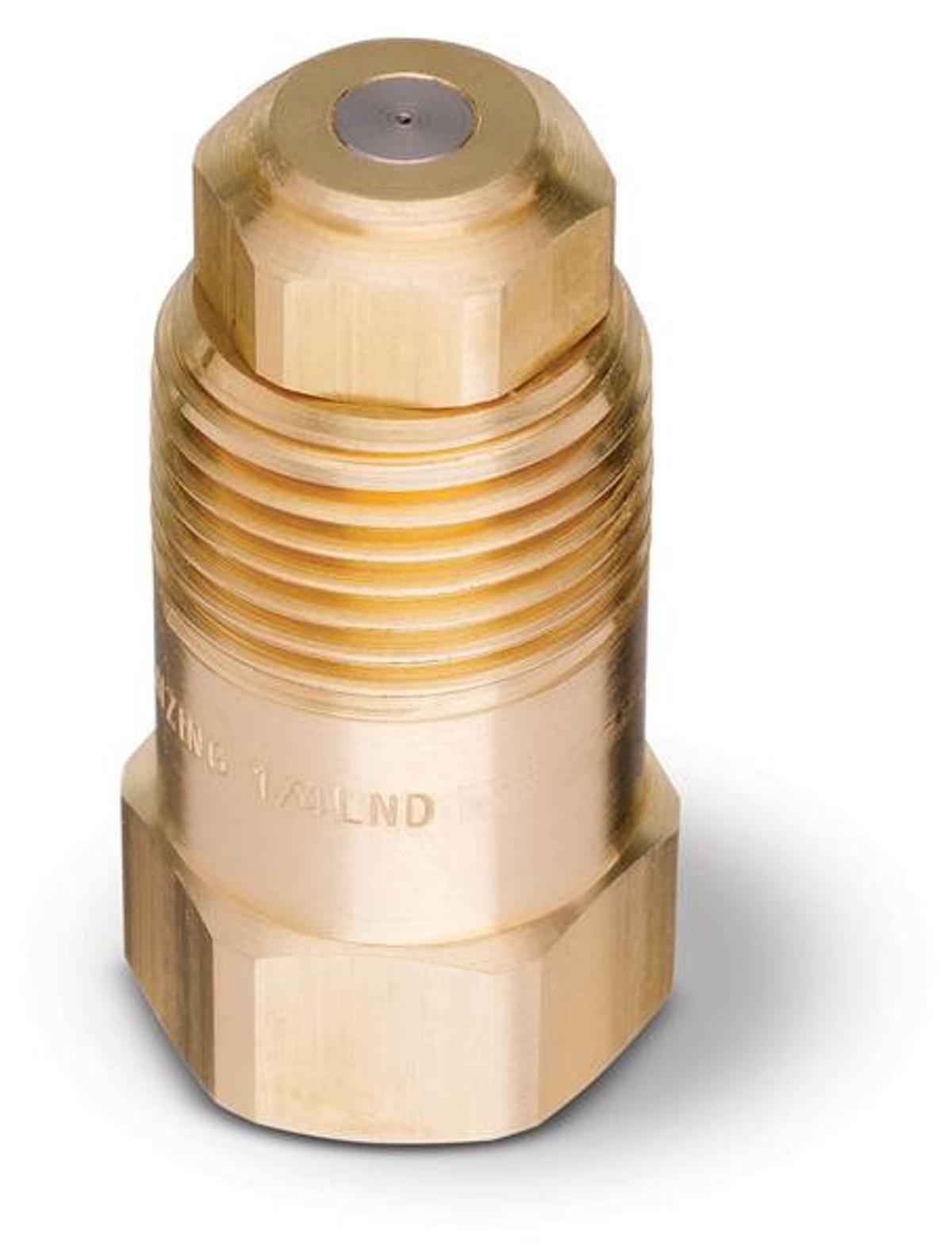 Wall-Mount Hydraulic Atomizing Nozzle, Brass with Strainer, 1/4LND-26 ...