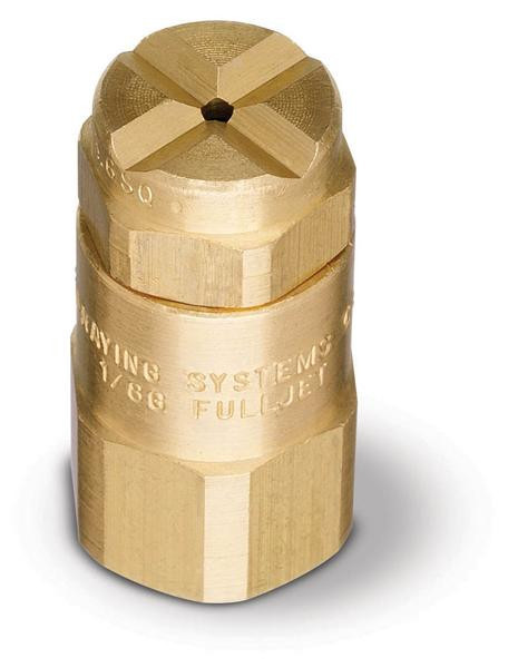 Square Spray FullJet® Nozzle, Brass, B1/2G-29SQ | Spraying Systems Co.