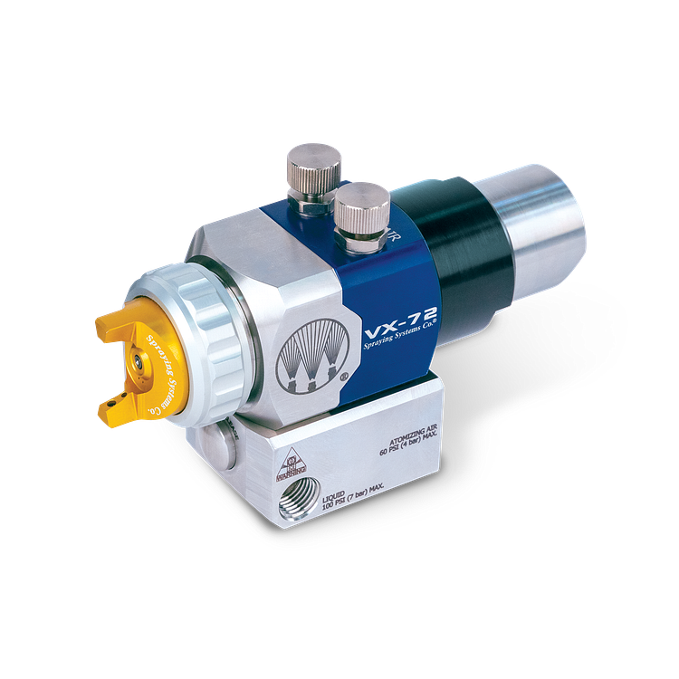 Air-Actuated Air Atomizing Nozzle with Metering Knob for Air Adjustment ...