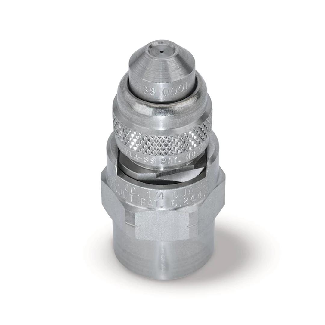 Quick VeeJet® Nozzle, 303 Stainless Steel, B1/2QJJA-SS+QVVA-SS0001 ...