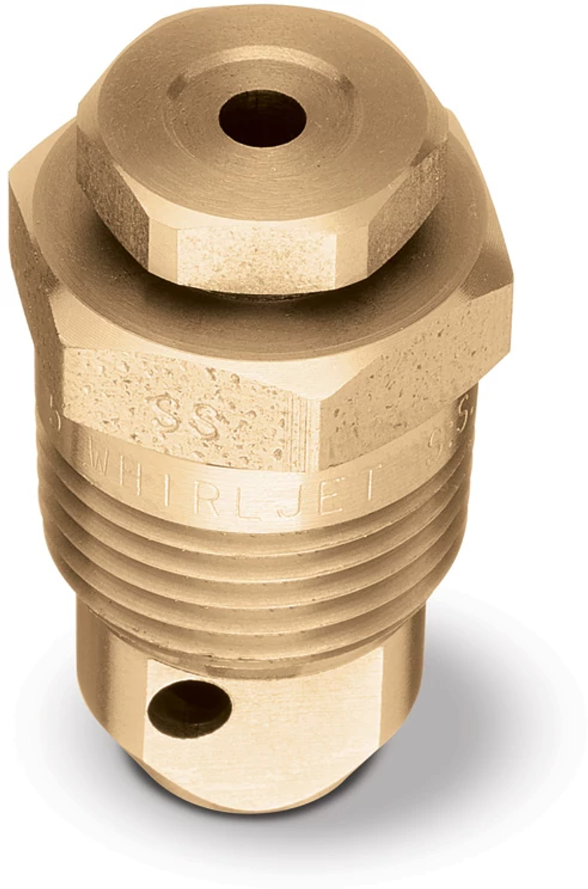 WhirlJet® Nozzle, Brass, 3/8BD-3-2W | Spraying Systems Co.