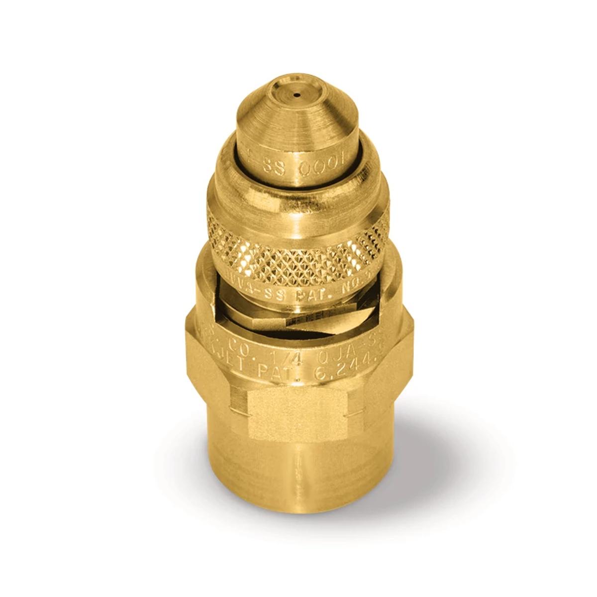 Quick VeeJet® Nozzle, Brass, B1/4QJJA+QVVA-0001 | Spraying Systems Co.